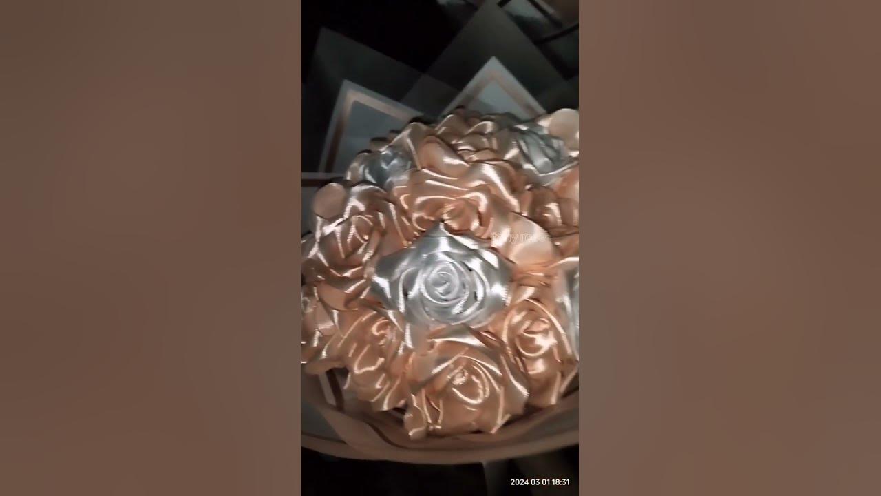 Атласные розы 🌹 - YouTube