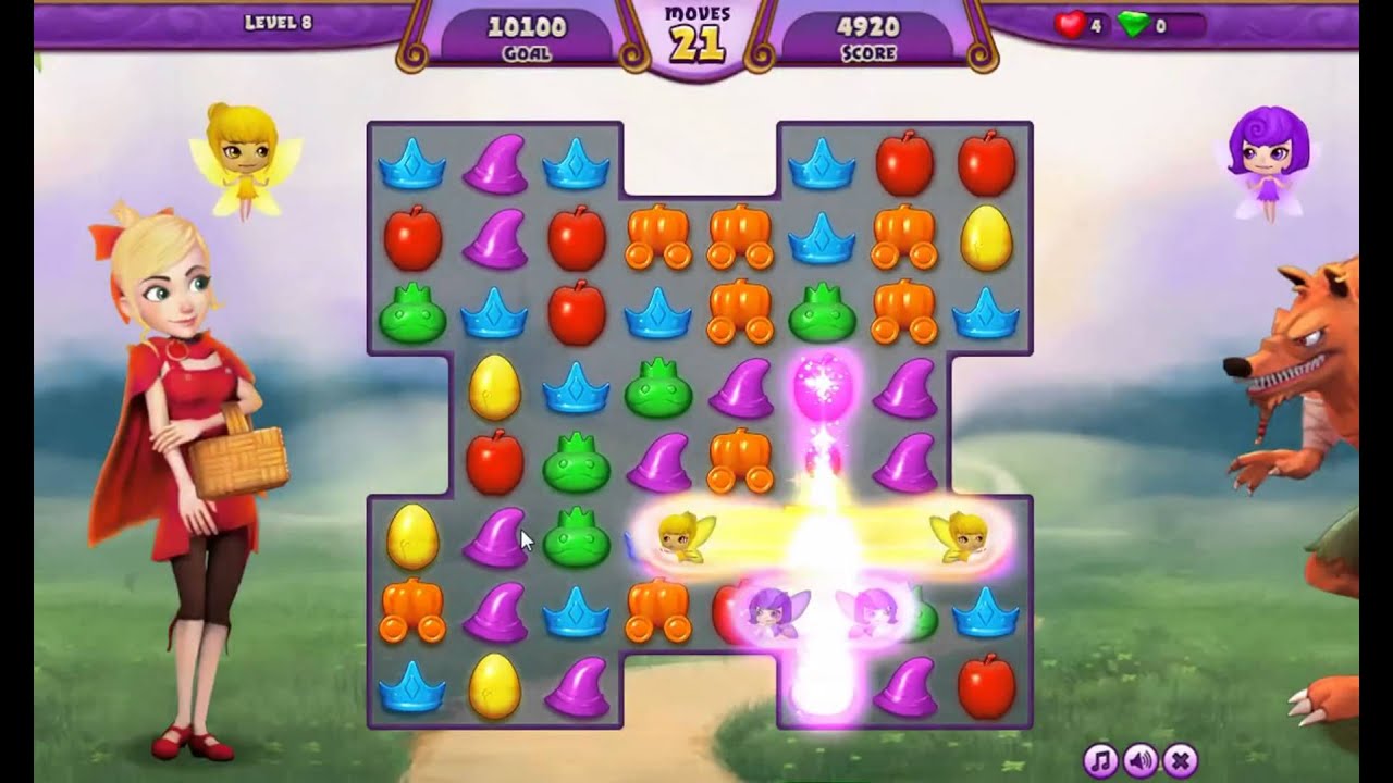 Puzzle Charms Level 8 - YouTube