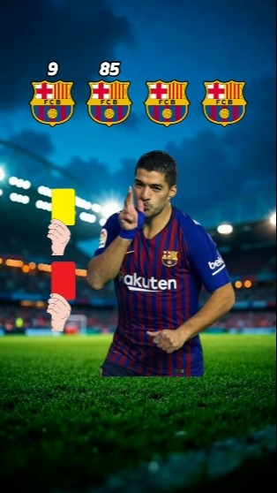 Barcelona Player's Red Card's Counting | Red Card's Debates #football # ...