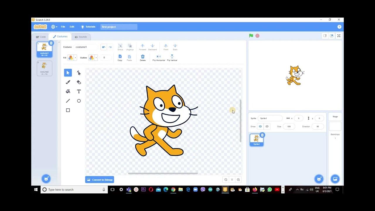 Scratch user interface | Luckshun - YouTube