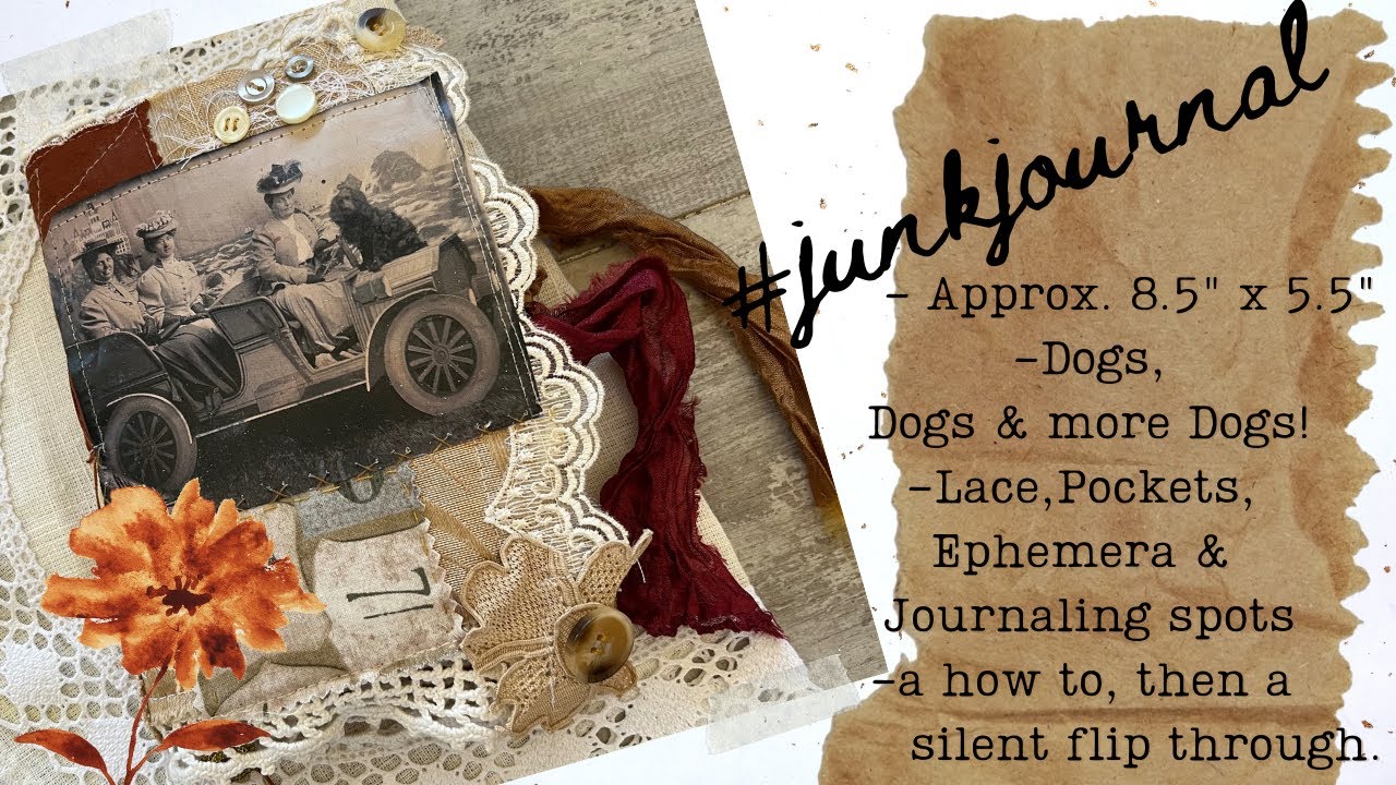 Dog Junk Journal step by step & flip through - YouTube