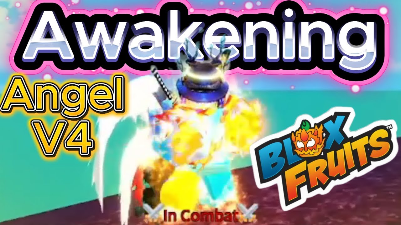 Awakening Angel race V4 In Blox Fruits! - YouTube