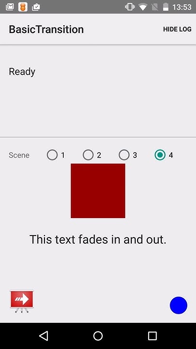 Android Transition API: Basic Transition - YouTube
