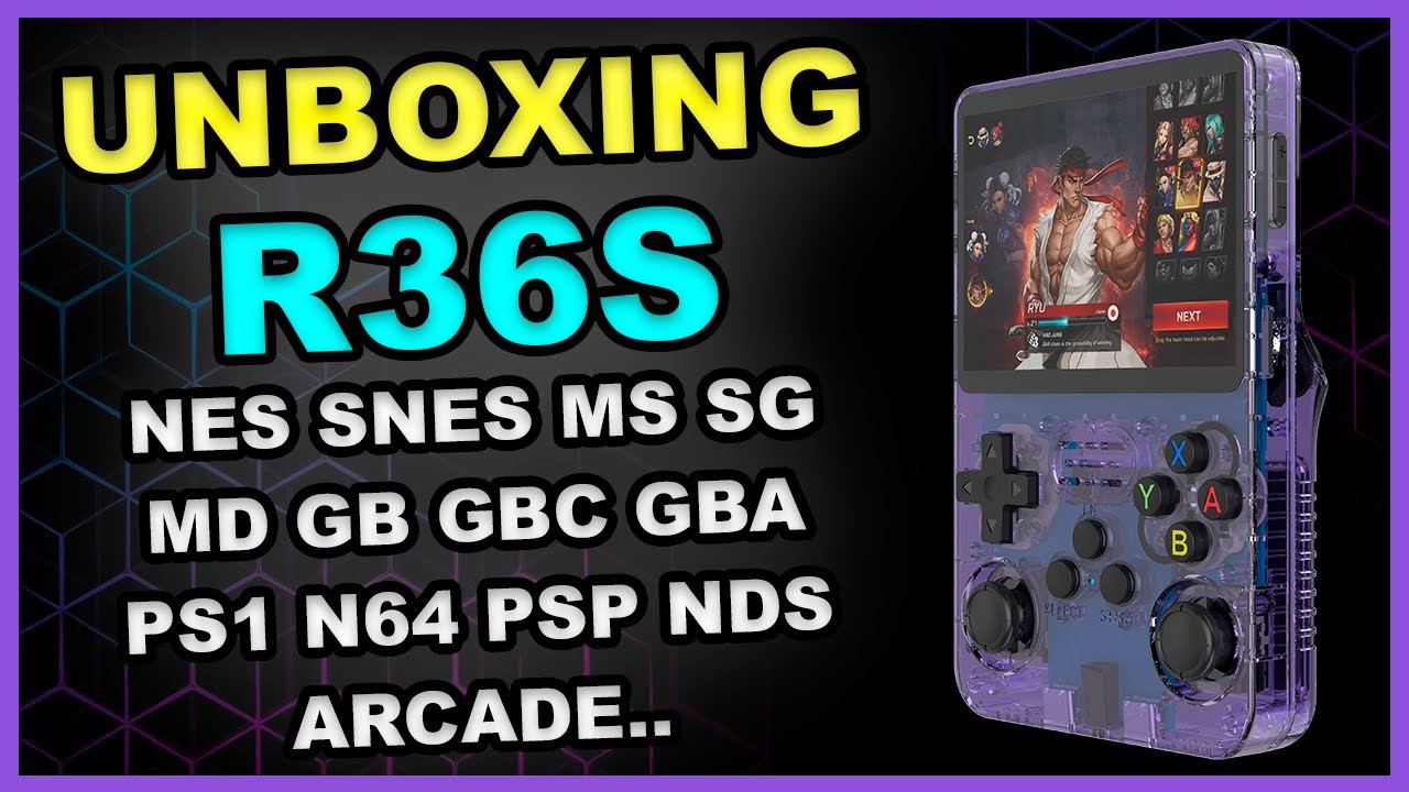 Unboxing Console Retro Portátil R36S - YouTube