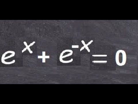 Another Impossible Exponential Equation by Hyperbolic technique - YouTube