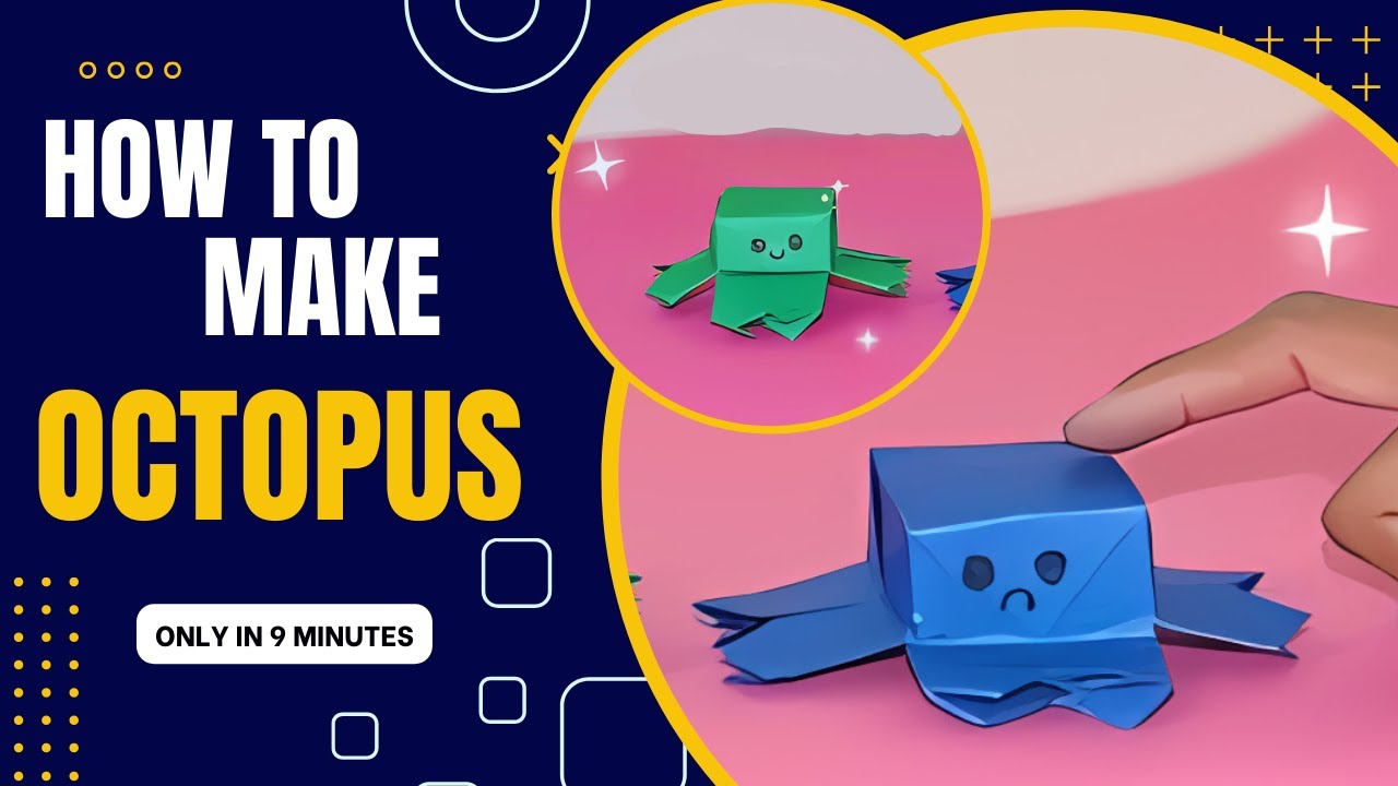 Origami Octopus | How to make Paper Octopus in easy way | Diy Octopus ...