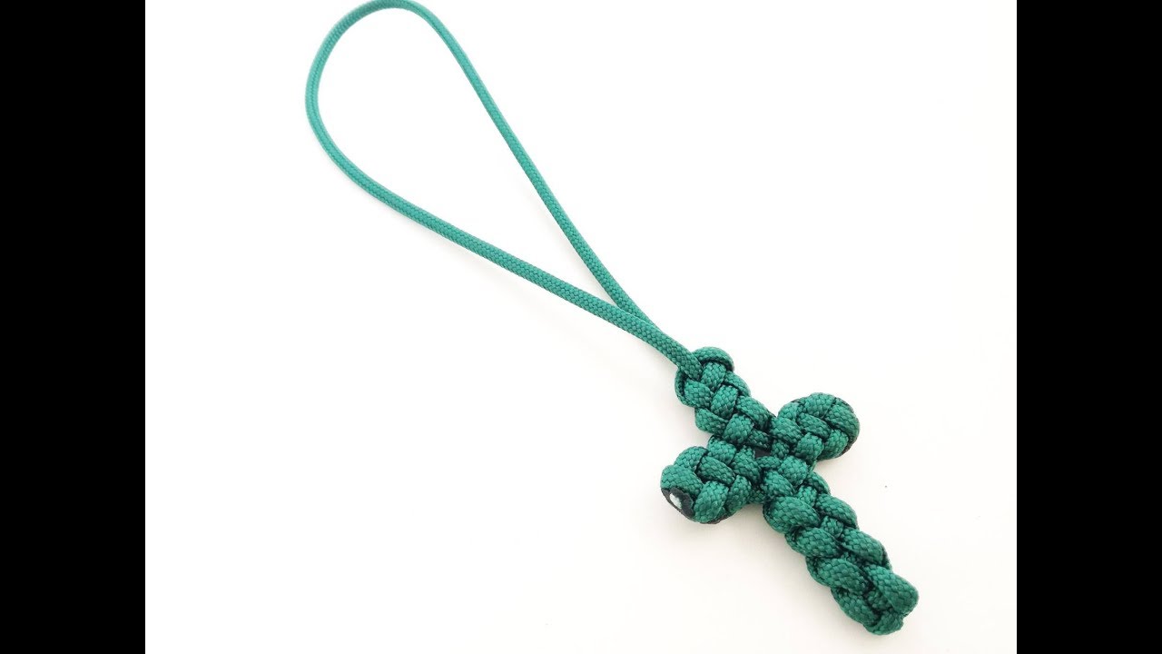 DIY/TUTORIAL Paracord Macrame Cross/Σταυρός μακραμε paracord - YouTube