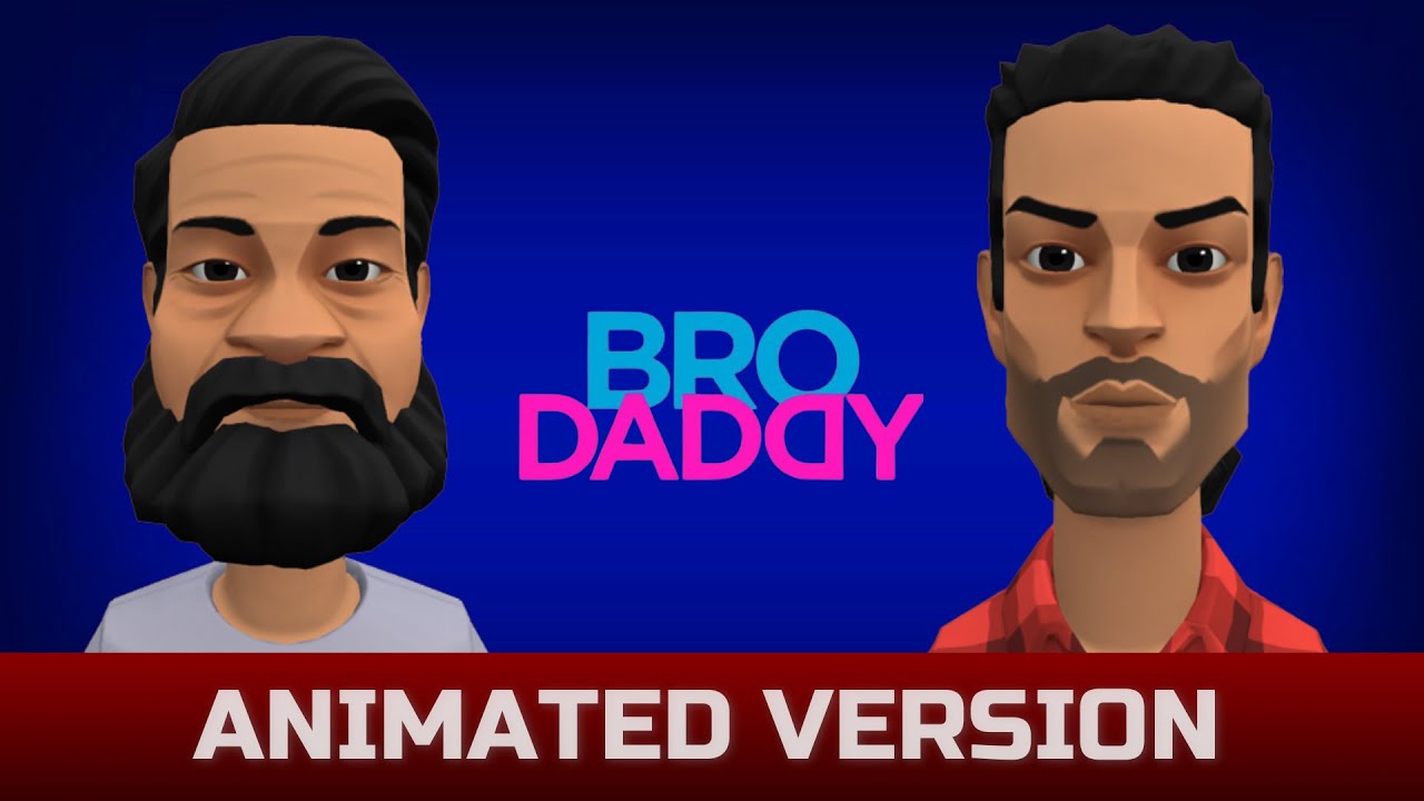 Bro Daddy Animation | Animated version | Mohanlal | Prithviraj | Lalu ...