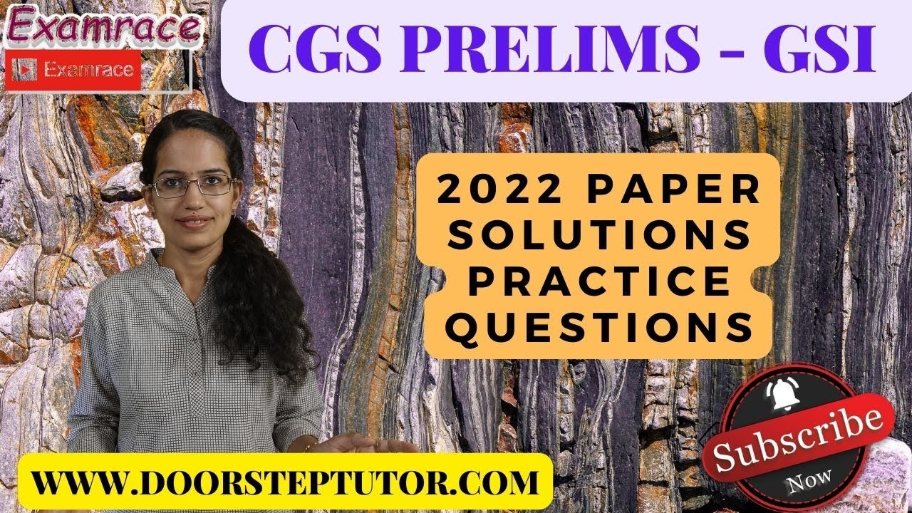 CGS Prelims 2022 Paper Solution - GSI Exam | Important for Prelims 2023 ...