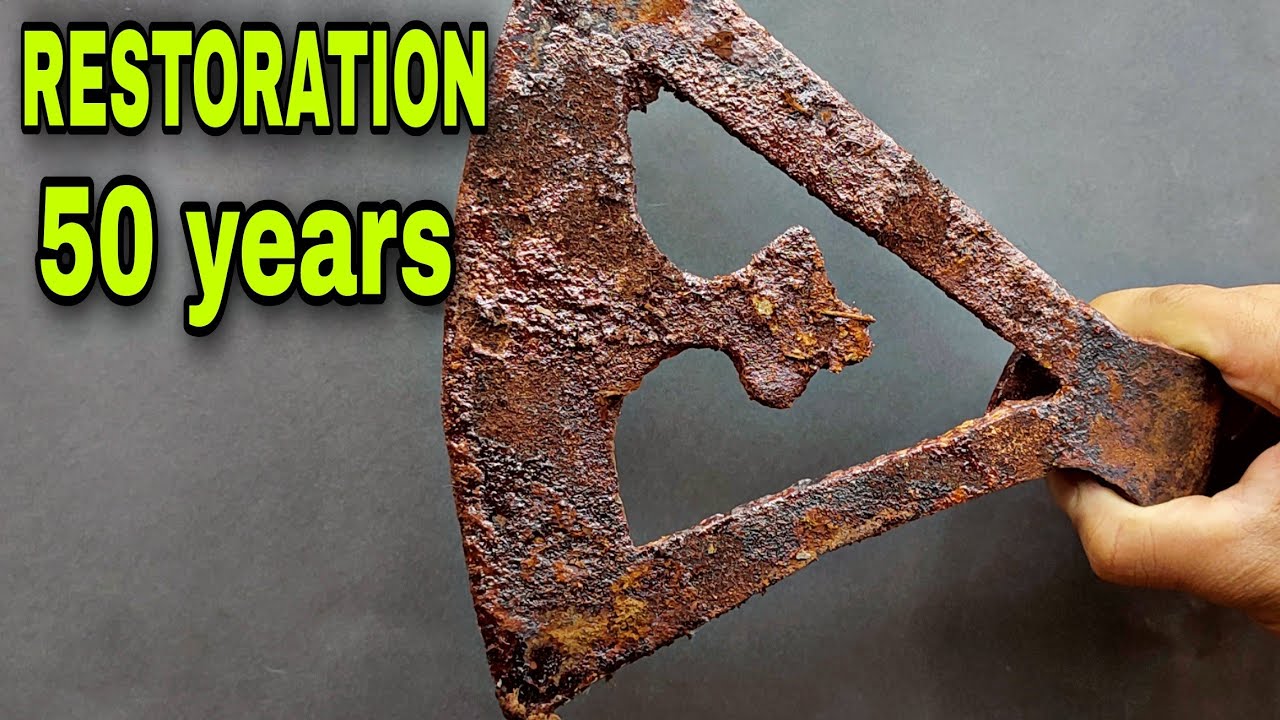 Restoration//Restoration of the special royal ax - YouTube