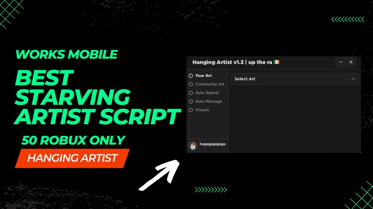 😱[UPDATED]😱 BEST STARVING ARTIST SCRIPT (OP SCRIPT) WORKS MOBILE ...