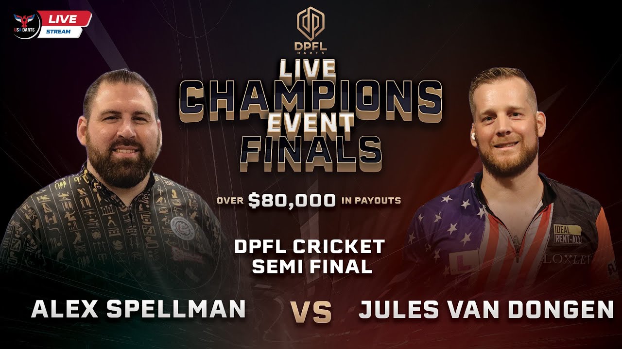 Alex Spellman vs Jules Van Dongen | Cricket Semi Final | DPFL Live ...