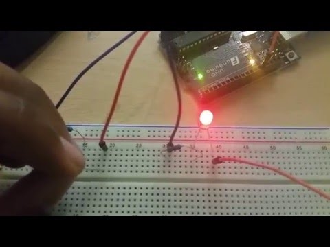 Circuit arduino LED et photorésistance - YouTube