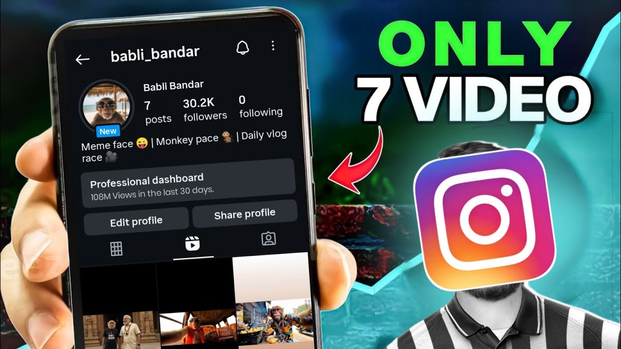 7 Viral Monkey AI Vlogs Reels Challenge Uploaded on Instagram || How to ...