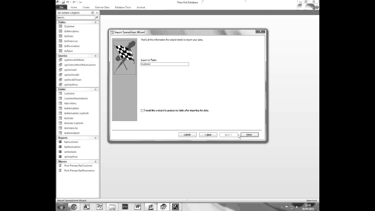 Importing Data Youtube
