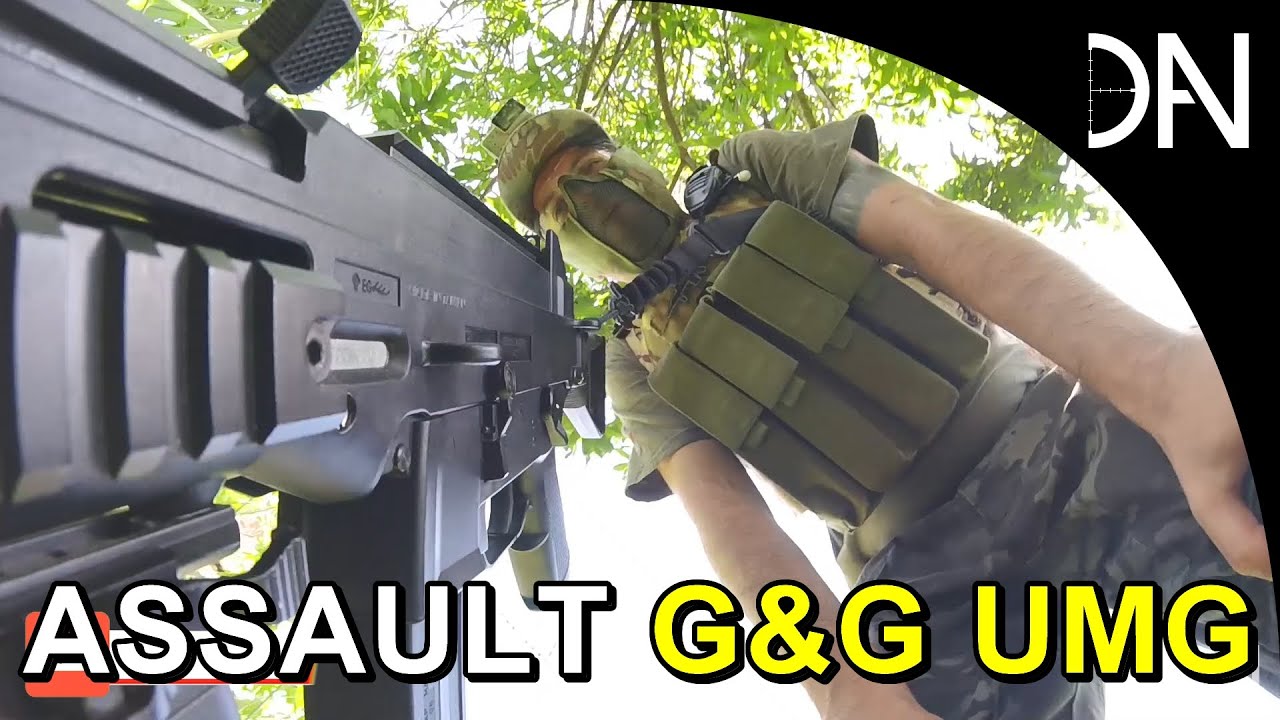 Assault G&G UMG 300fps - Airsoft Gameplay - YouTube