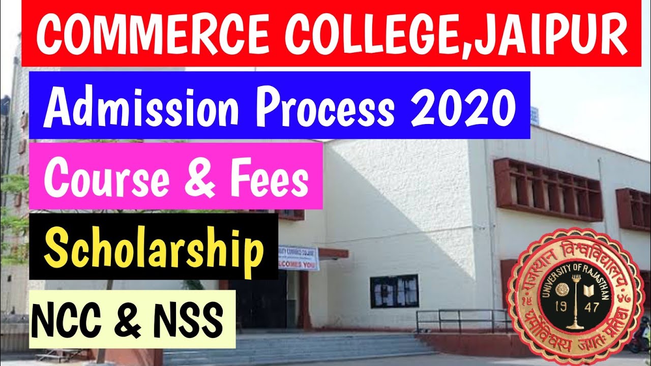 Commerce College Jaipur | UG Admission , Courses , Cut-off List ...
