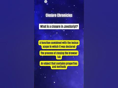 Closure Chronicles: Unveiling the Stories of JavaScript Closures! - YouTube