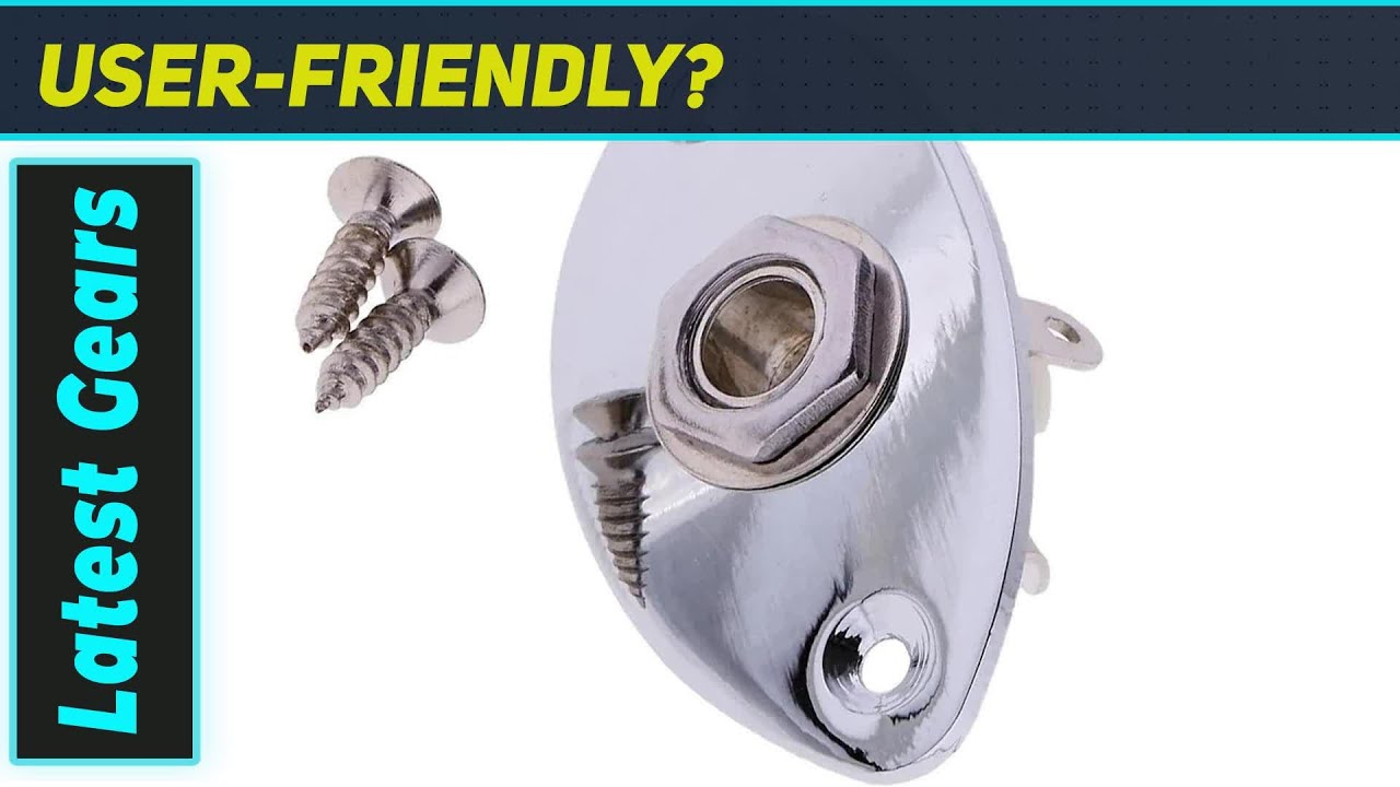 Essential Oval Output Jack Socket for Guitar Bass Upgrade - YouTube