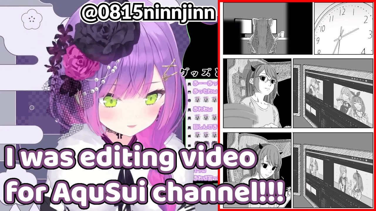 Towa's working for Aqua and Suisei couple channel 【Hololive/ENG Sub ...