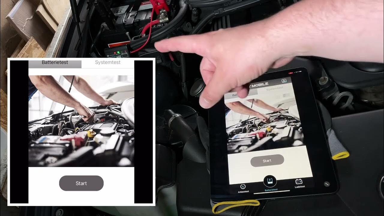 Autobatterie (Startbatterie) testen m. TOPDON BTMaster Auto Batterie ...