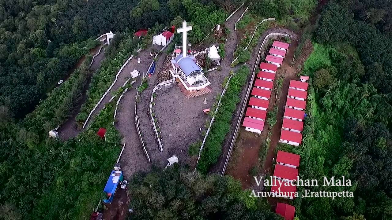 Aruvithura Vallyachanmala Erattupetta Aerial View - YouTube
