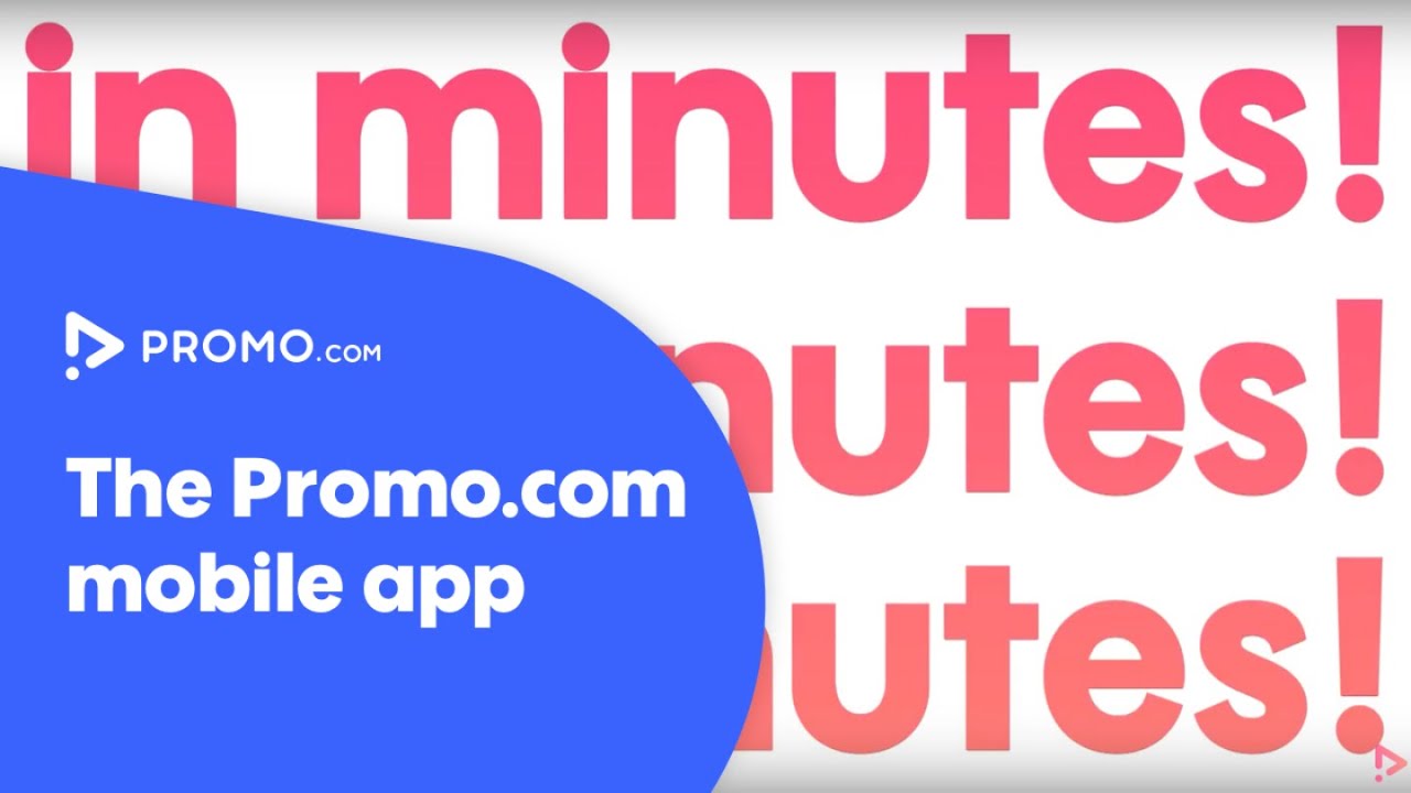 Introducing the Promo.com mobile app - YouTube