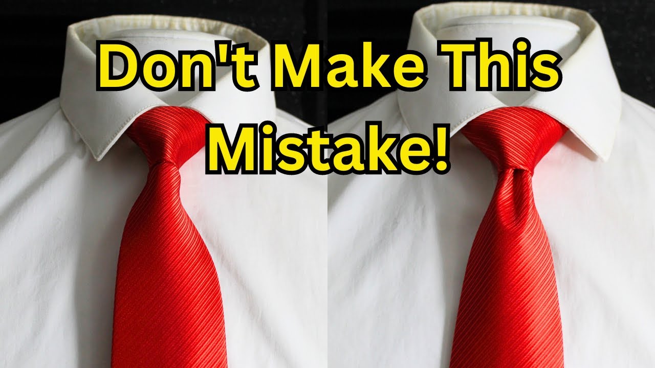 How to Dimple Your Tie - YouTube