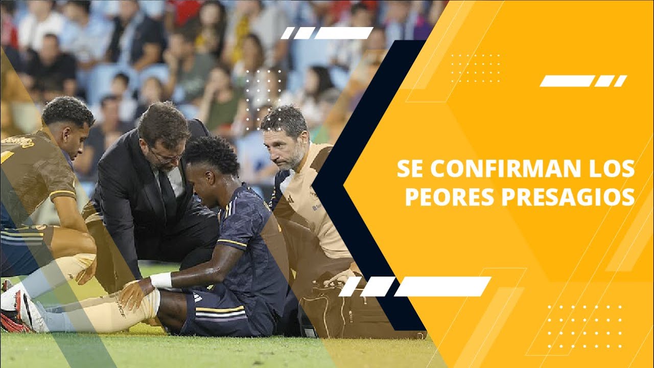 SE CONFIRMA EL ALCANCE DE LA LESIÓN DE VINICIUS JR - YouTube