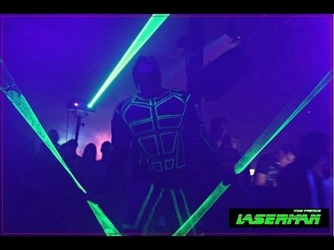 laserman the prince world tour laser man show - YouTube