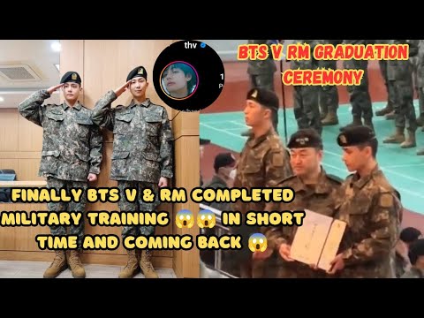 Bts V & rm military graduation ceremony | Bts v & rm ig update | Bts v ...