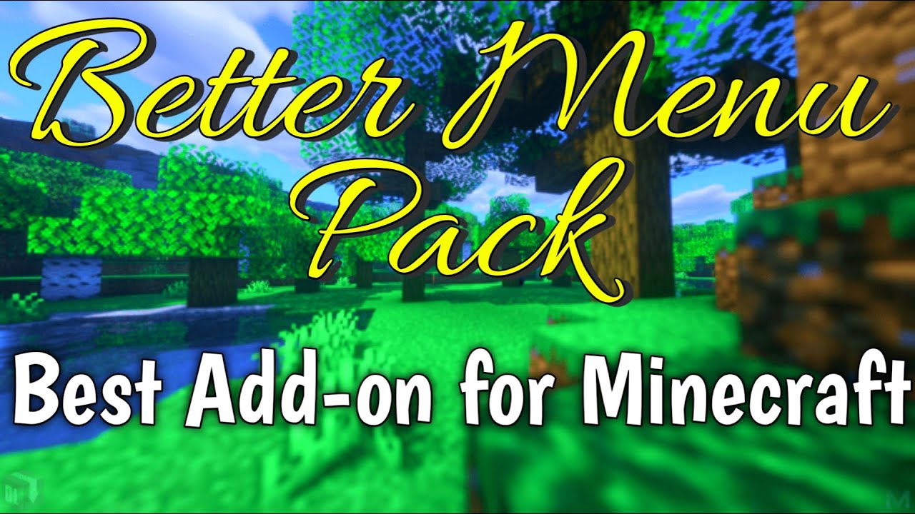 Better Menu Pack for Minecraft pocket edition in Hindi | How to change ...