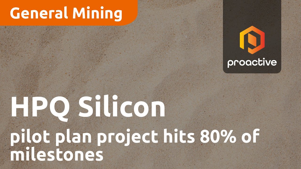 HPQ Silicon PUREVAP Gen3 Quartz Reduction Reactor pilot plan project ...