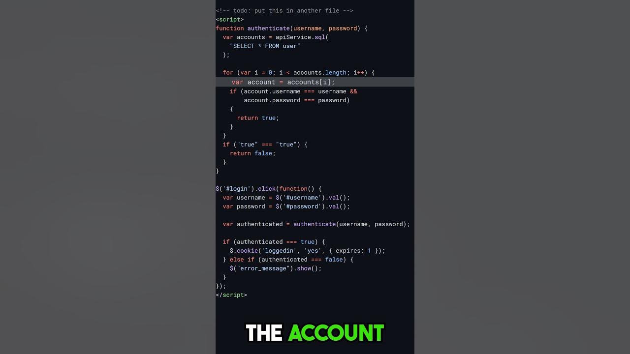 Is this the worst code on the internet? #programming #coding - YouTube