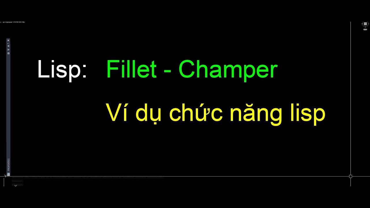 Lisp Fillet - Champer FC (ví dụ chức năng) - YouTube