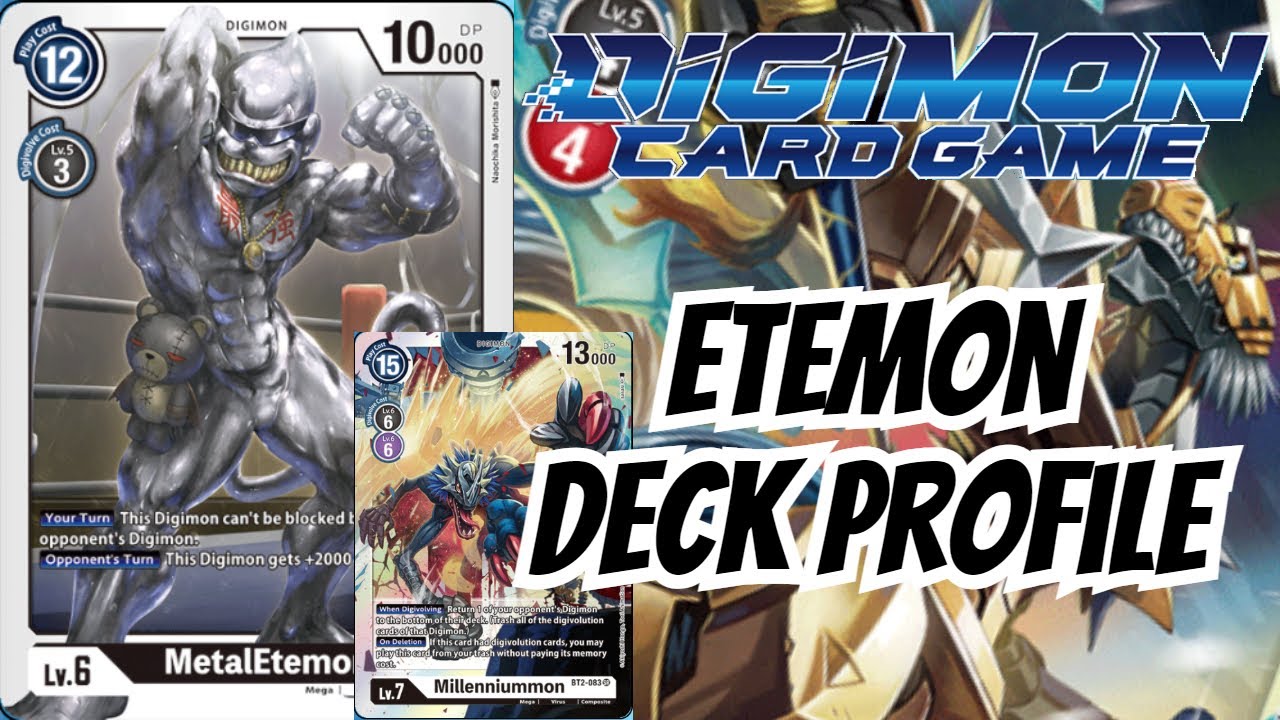 Digimon TCG BT4 Etemon Deck Profile - YouTube