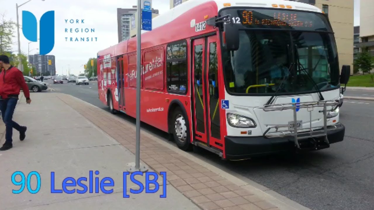 YRT 2014 NFI XD40 "Xcelsior" 1412 | 90 Leslie [SB] - YouTube