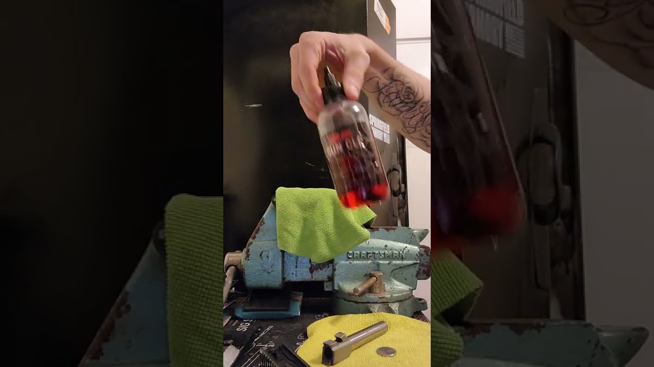 Basic maintenence for a glock, stay tuned for range day tomorrow. - YouTube