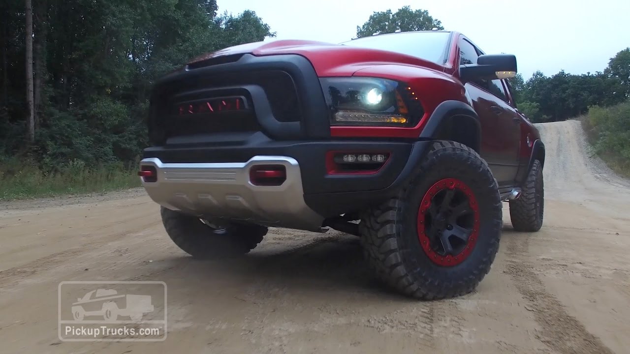 Ram Rebel TRX Concept: Hellcat-powered Raptor Fighter - YouTube