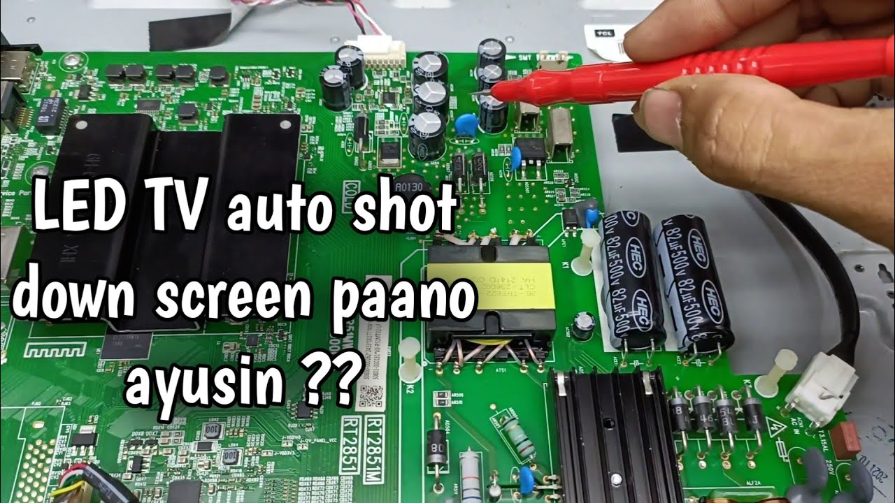 Tcl frameless led tv may power at namamatay ang display paano gawin ...