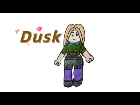 How to draw Dusk | Total Roblox Drama #drawing - YouTube