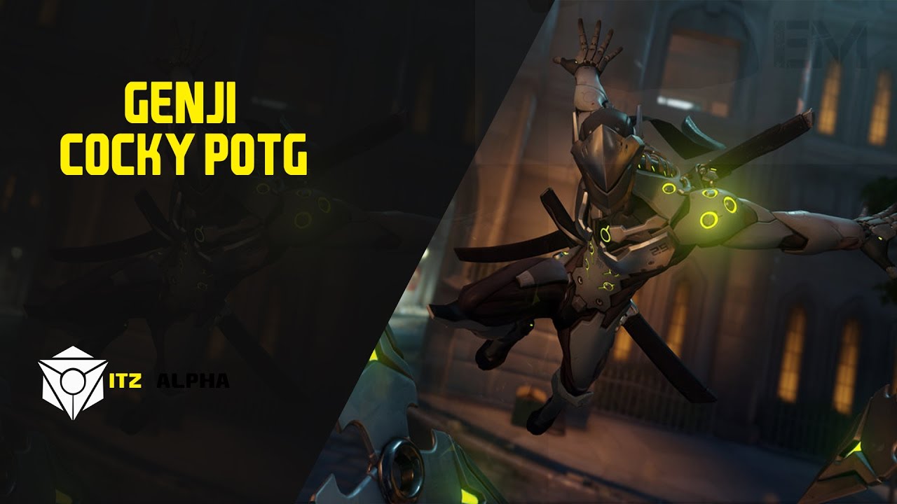My POTG (Genji main, Smurf) - YouTube