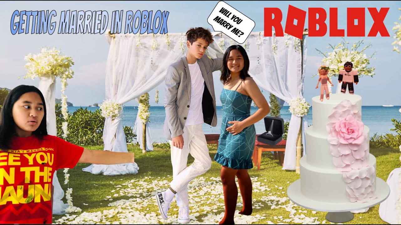 Getting Married In Roblox - YouTube