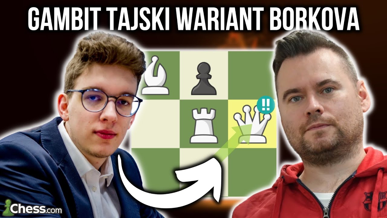 GM Duda vs. IM Stanowski: Gambit Tajski wariant Borkova - YouTube