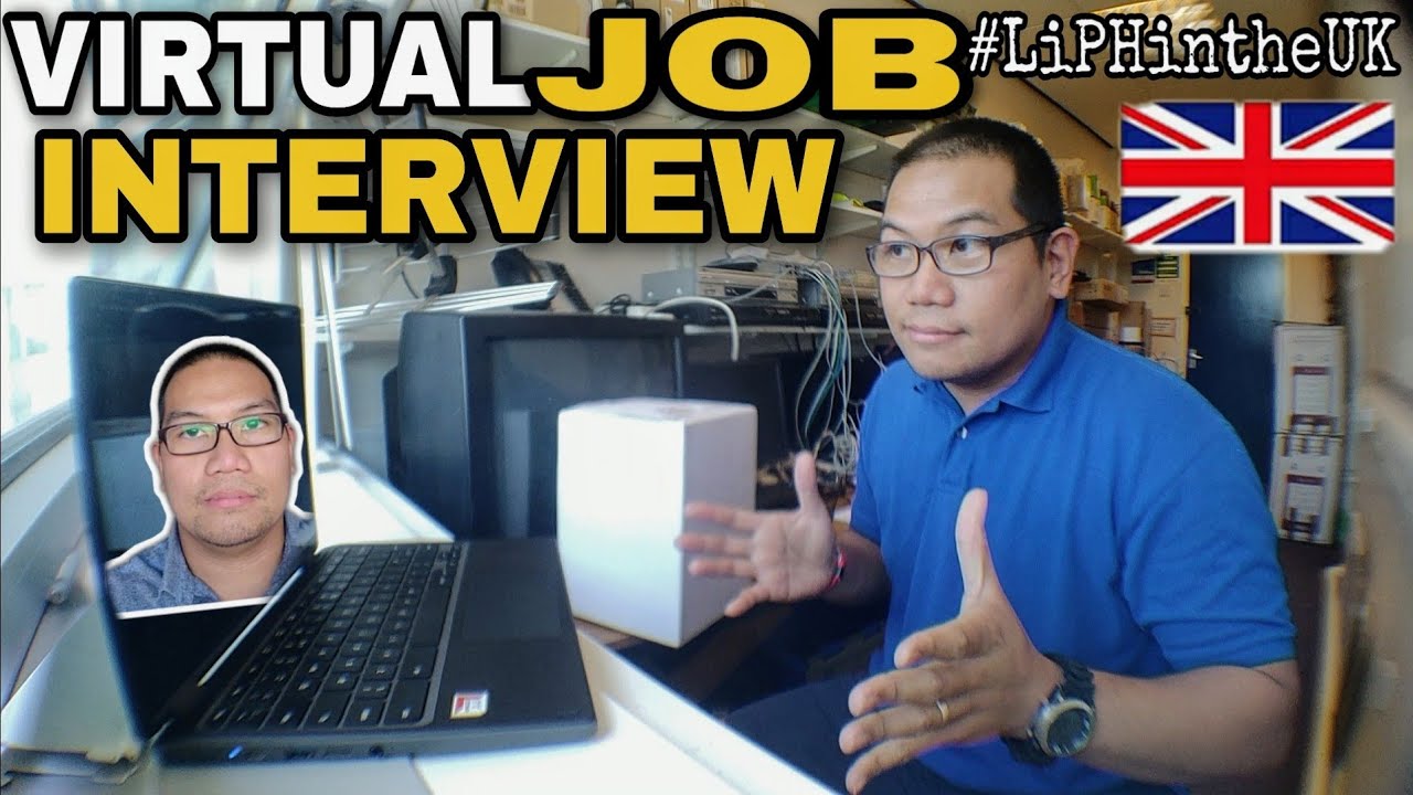 FILIPINO VLOG UK | VIRTUAL JOB INTERVIEW | LiPHintheUK | with English ...
