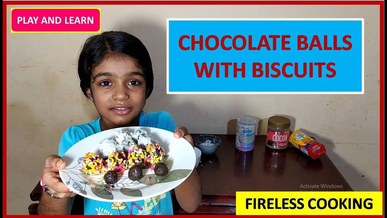 Chocolate ball- Fire less cooking for Kids - YouTube