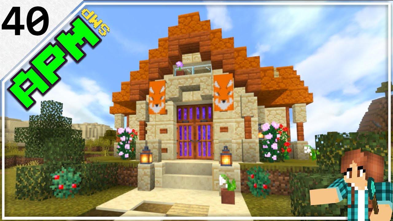 BUILDING A FOX FARM - Adults Play Minecraft Episode 40 (Bedrock SMP ...