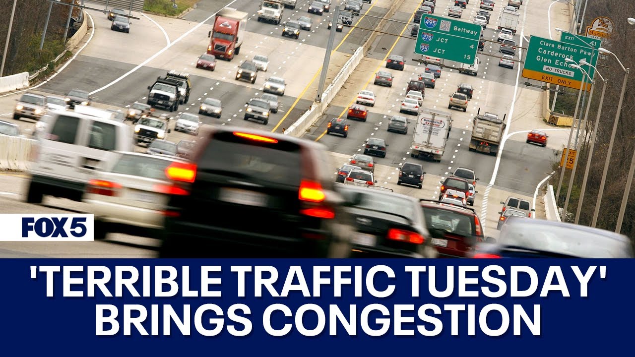 'Terrible Traffic Tuesday' expected to bring heavy congestion to DC ...
