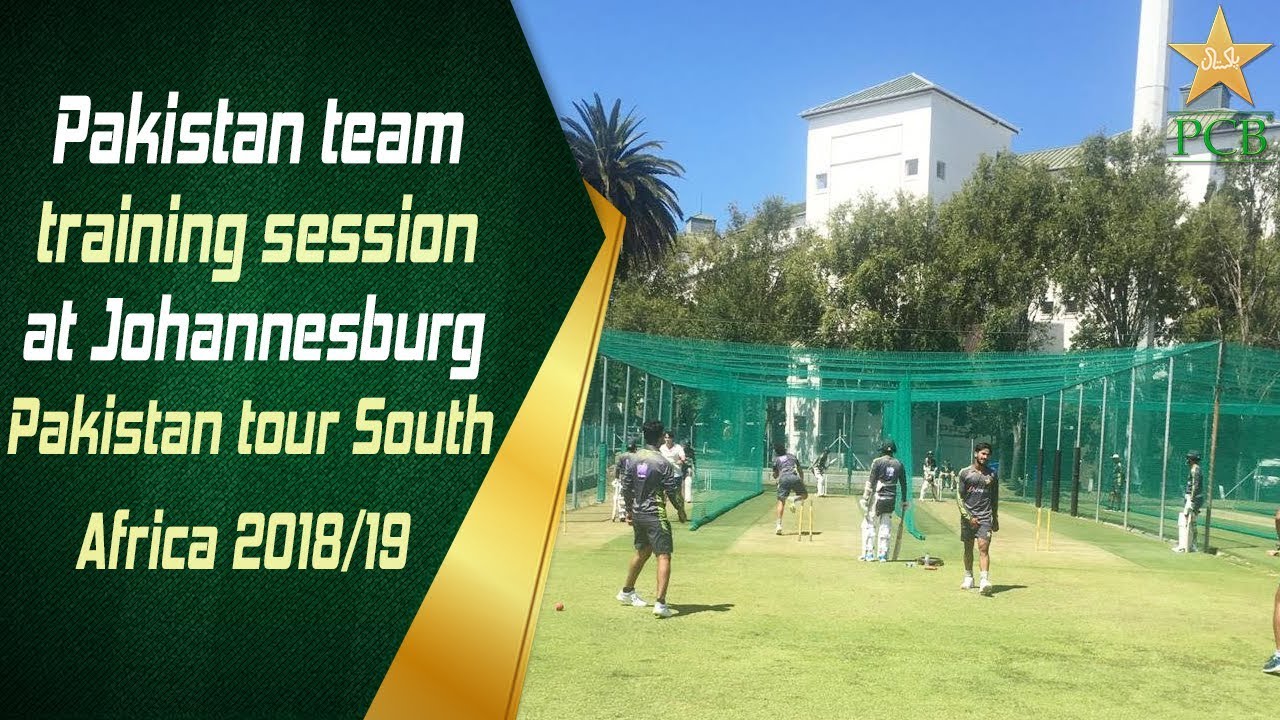 Pakistan team training session at Johannesburg | Pakistan tour South ...