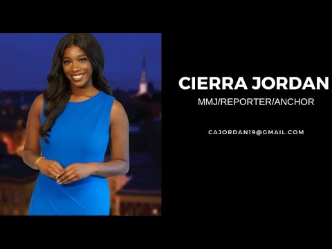 Cierra Jordan's Summer Reporter/Anchor Reel - YouTube